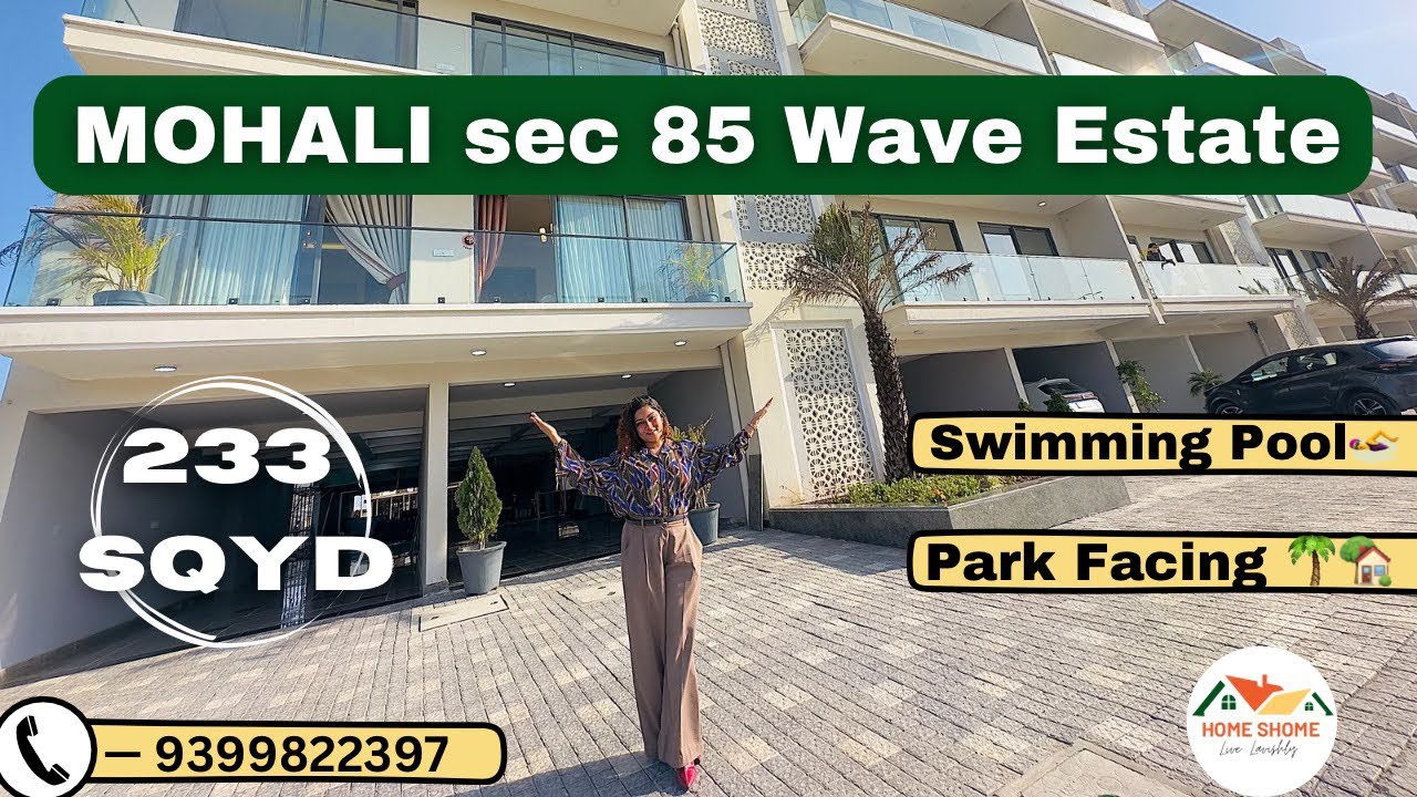 Wave Estate sec - 85 Mohali | Gated Township 🏡| 233 sqyd with 2 Acre Park …. - YouTube