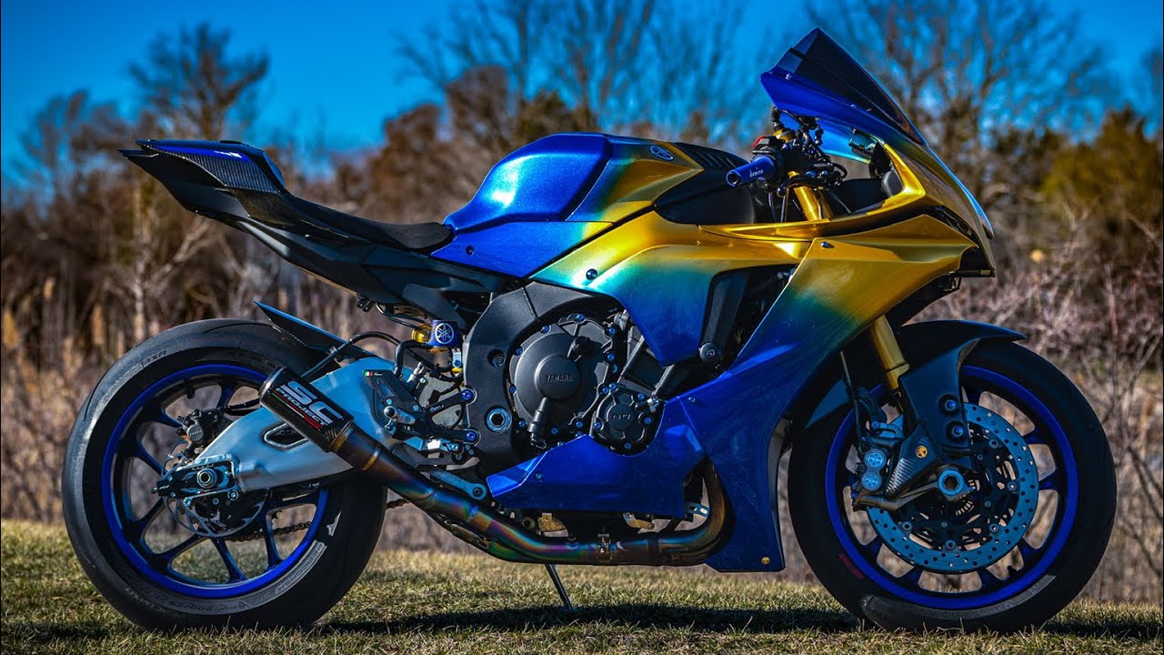 The R1M Gets 1 of 1 Custom Fairings From Amotopart! - YouTube