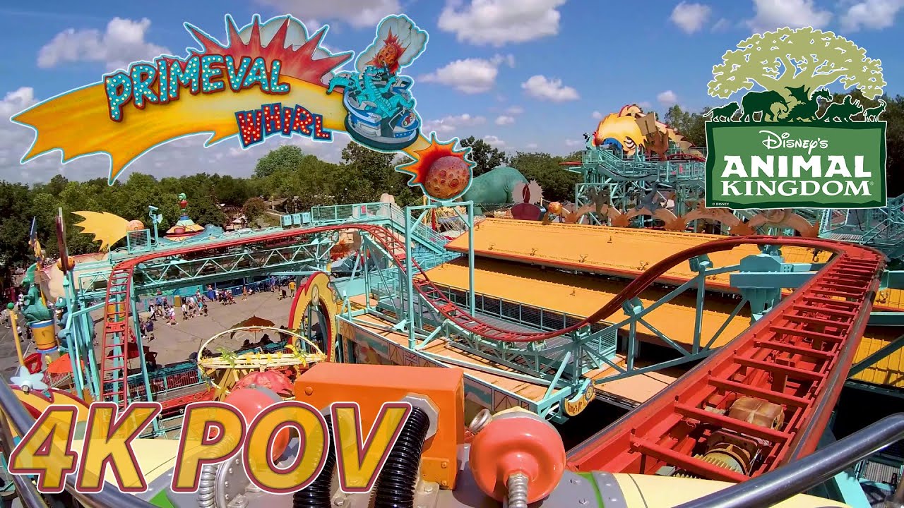 Primeval Whirl (Right Track) | 4K POV | Disney's Animal Kingdom | May ...