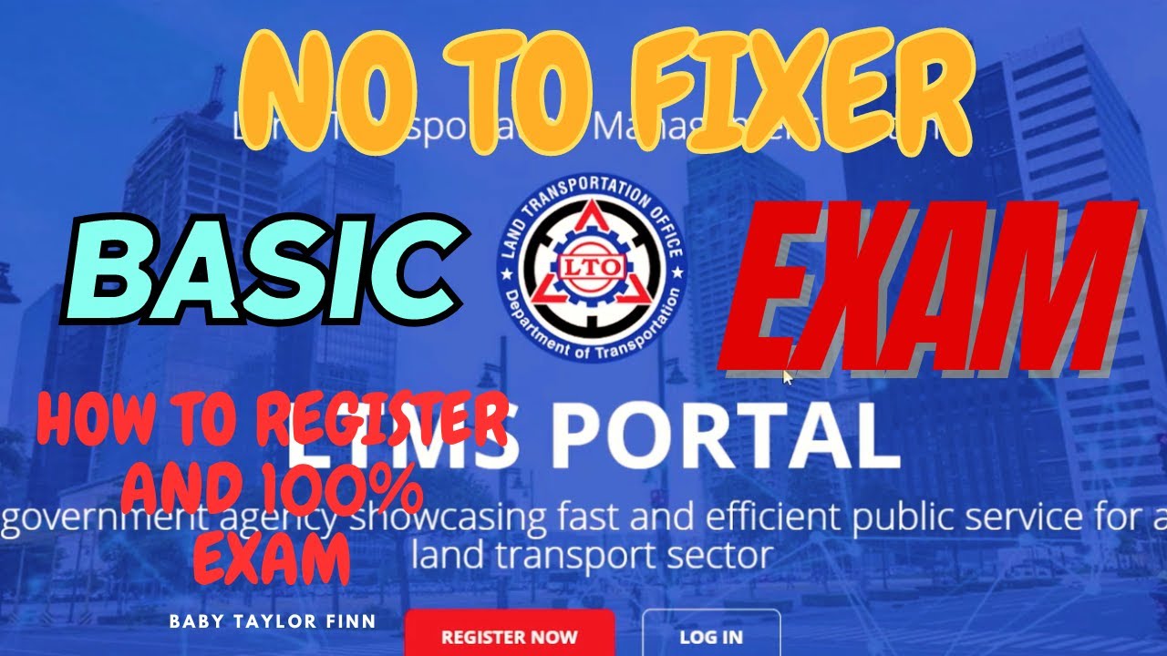 LTO ONLINE EXAM 100% SCORE - HOW TO MAKE LTO PORTAL - PINAKA MADALING ...