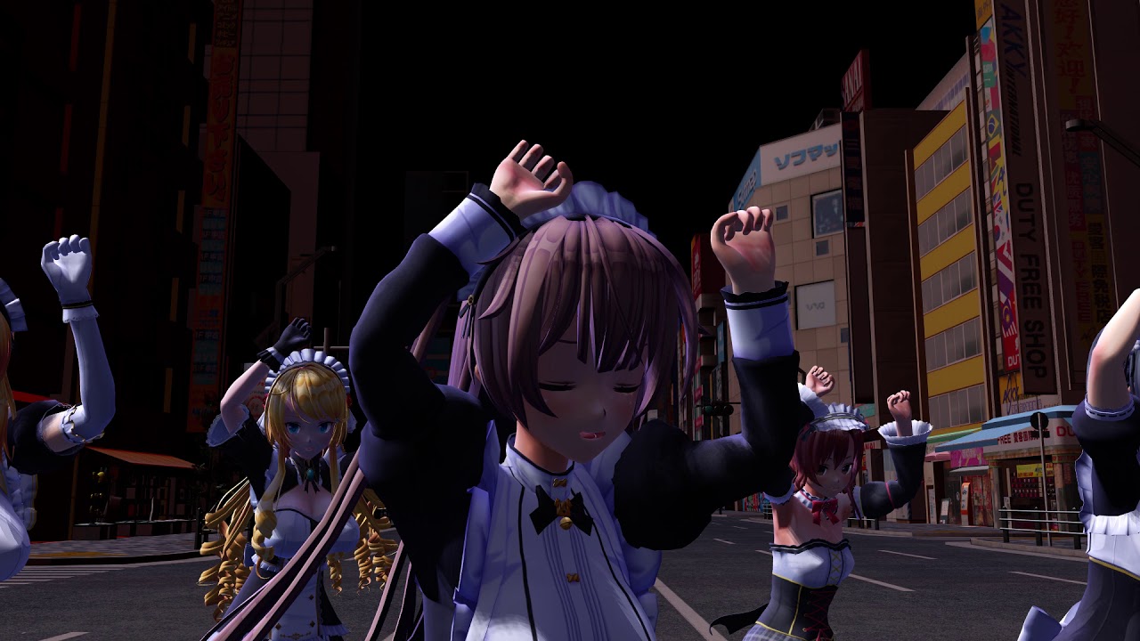 COM3D2 Thriller MMD dance - YouTube