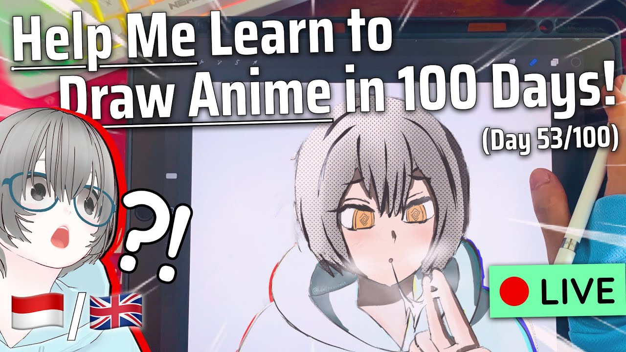 Help Me Learn to Draw Anime Fast ! - Day 53 (基本に戻る Arc) - YouTube