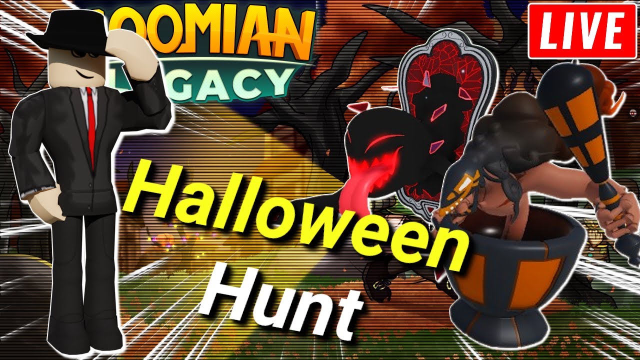 🔴LIVE - FREE Gleam Boost Halloween Hunting - Loomian Legacy w/ speeder ...