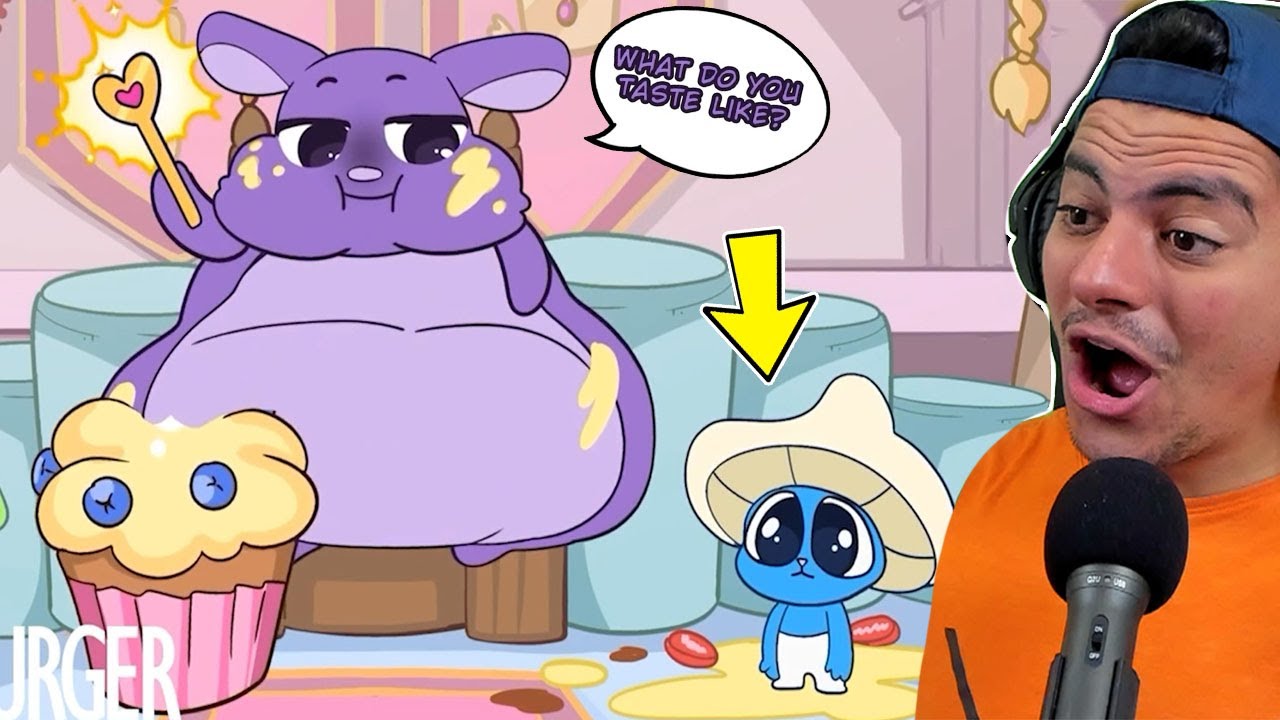 FAT Queen Bouncelia EATS Smurf Cat ?!- Smurf Cat X Garten of Banban 4 ...