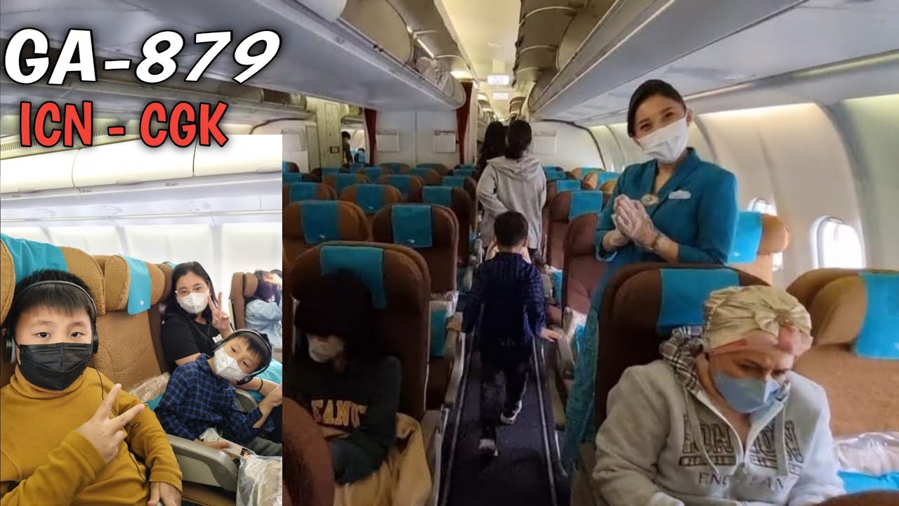 Pulkam Naik Garuda Indonesia GA-879 ICN-CGK Economy Class - YouTube