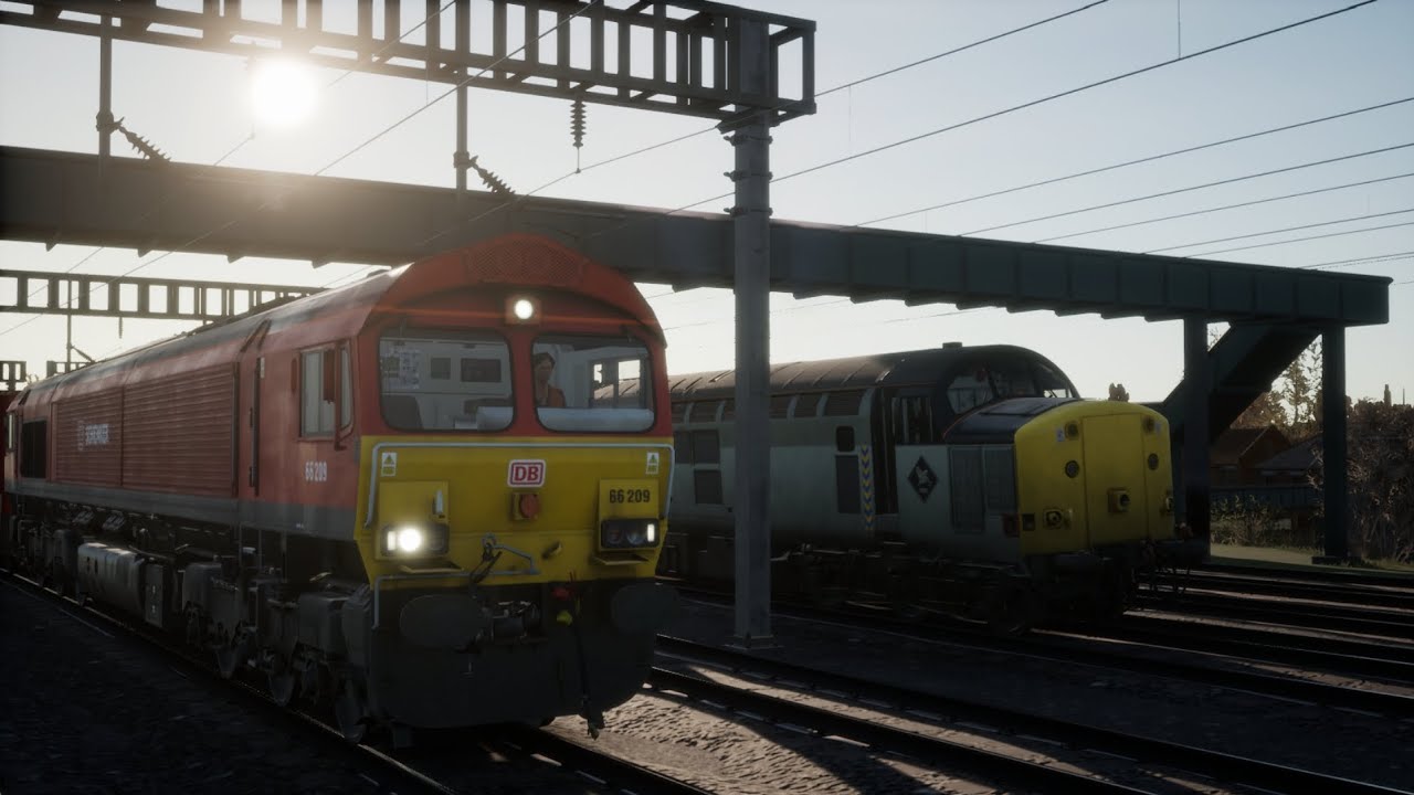 Driving a Class 37 into Wembley Central (TSW 3) - YouTube
