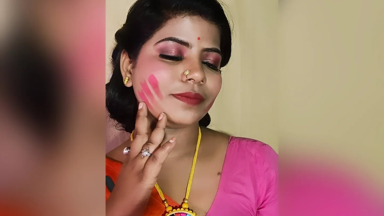 Holi Makeup Tutorial होली में कैसे तैयार होय Simple And Easy Makeup 9637