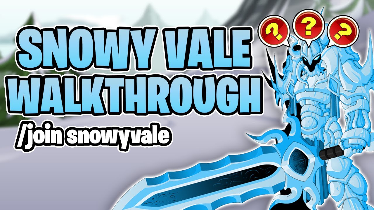 Snowy Vale Quest Walkthrough /join snowyvale - AQW - YouTube