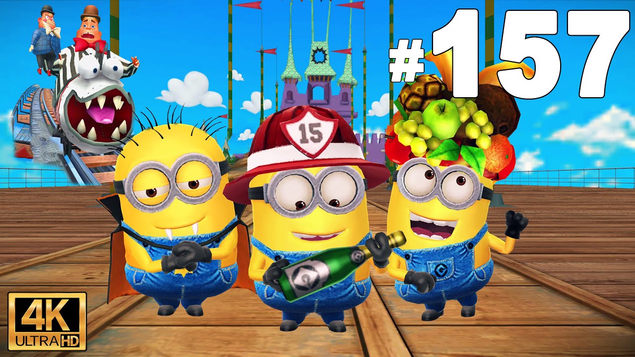 Vacationer Minion Firefighter Minion and Vampire Minion at Super Silly ...