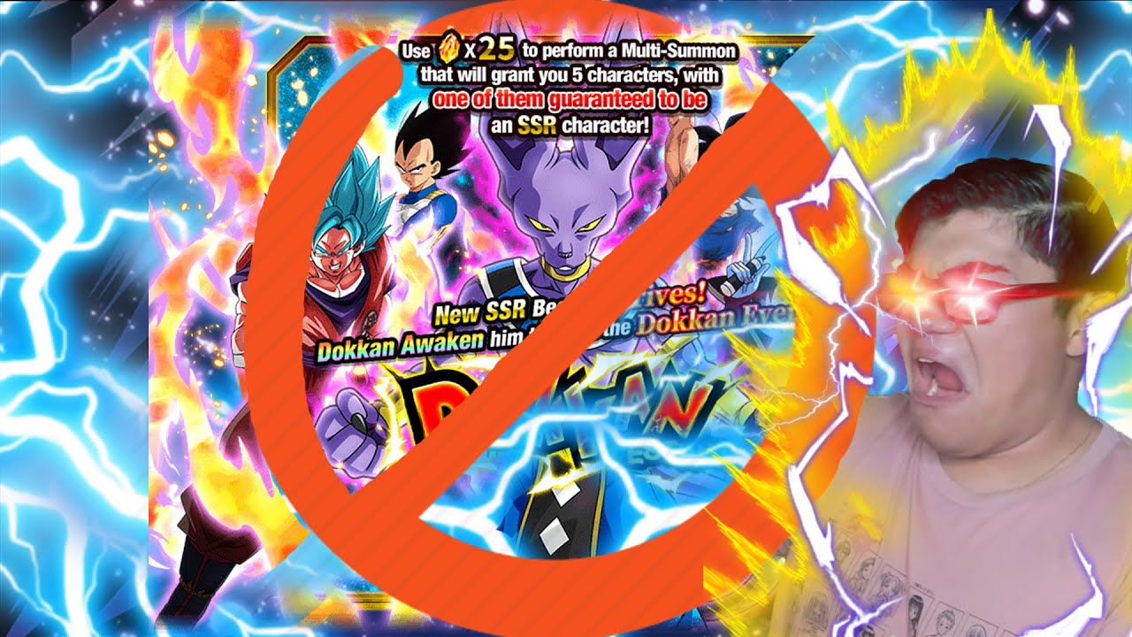 GLOBAL PLAYERS DON'T SUMMON ON THE BEERUS BANNER | DOKKAN BATTLE - YouTube