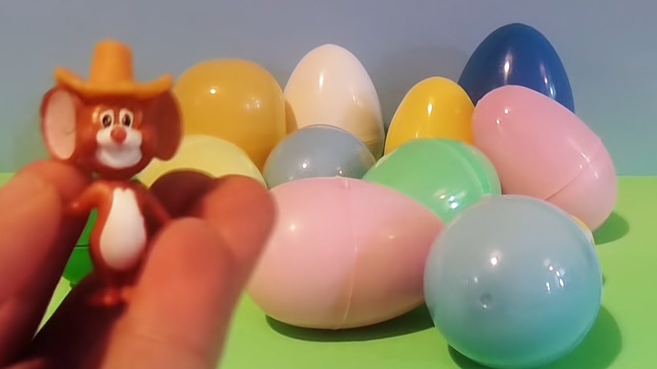 Tom and Jerry Surprise Eggs | Plus Many More Cartoon Characters - YouTube