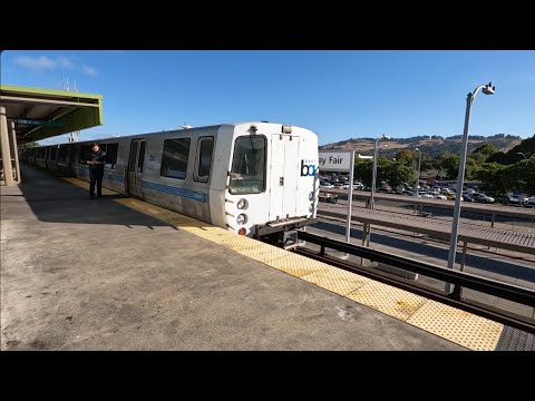 BART C1 Car 388 Departing Bay Fair (September 2022) - YouTube