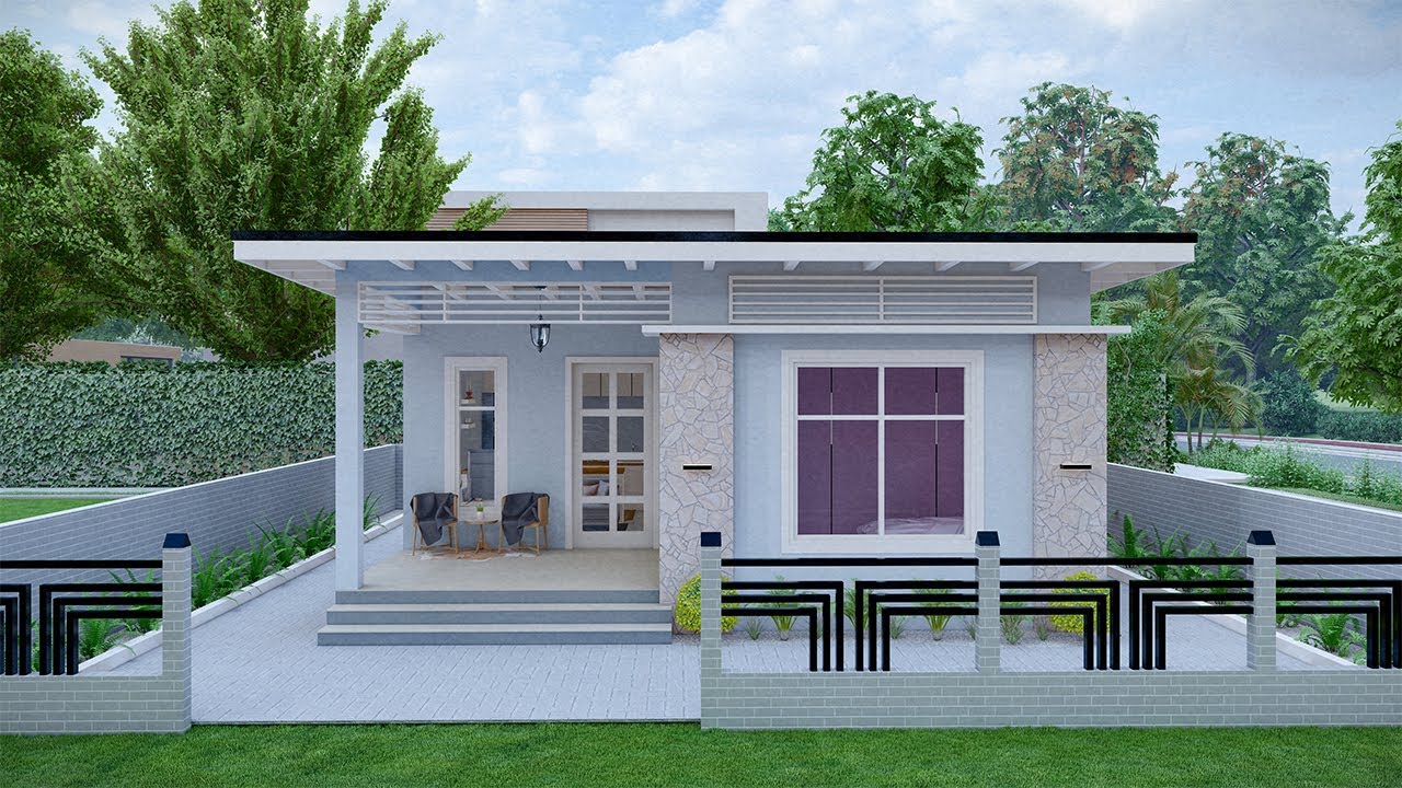 72 sqm Bungalow House Design | House Design Ideas | House Tour | 9m x ...