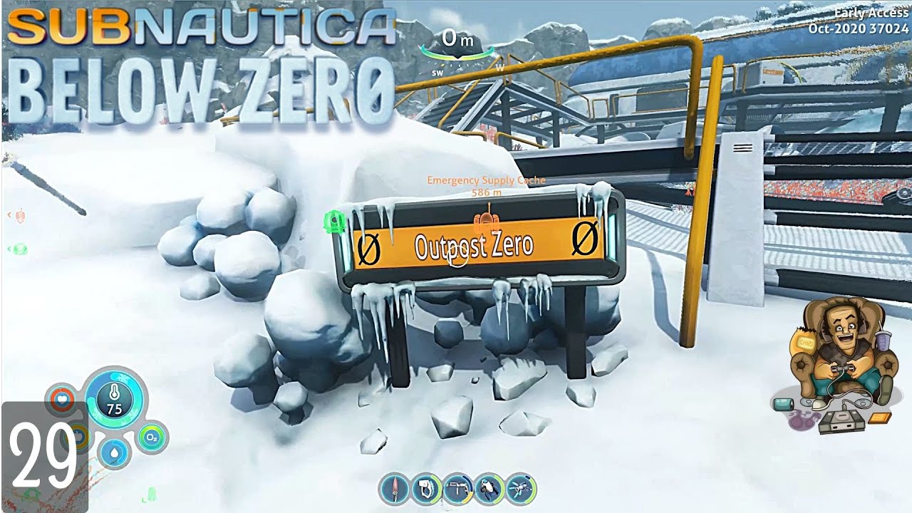 Outpost Zero and Cure - Subnautica Below Zero Ep29 - YouTube