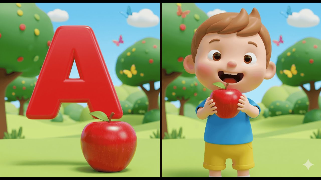 ABCD Song | A for Apple | Kids ABCD Song | Phonic Song - YouTube