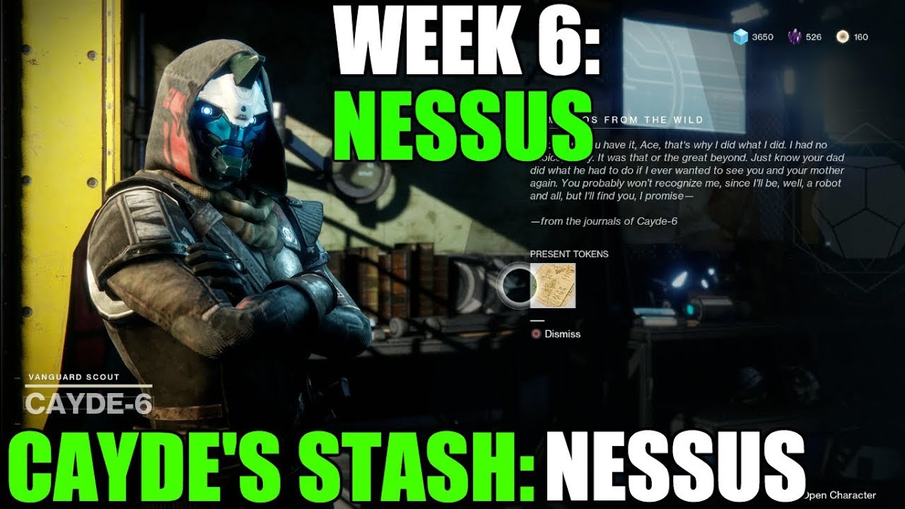 Cayde's Stash: Nessus Week 6 | Destiny 2 Treasure Map Locations - YouTube