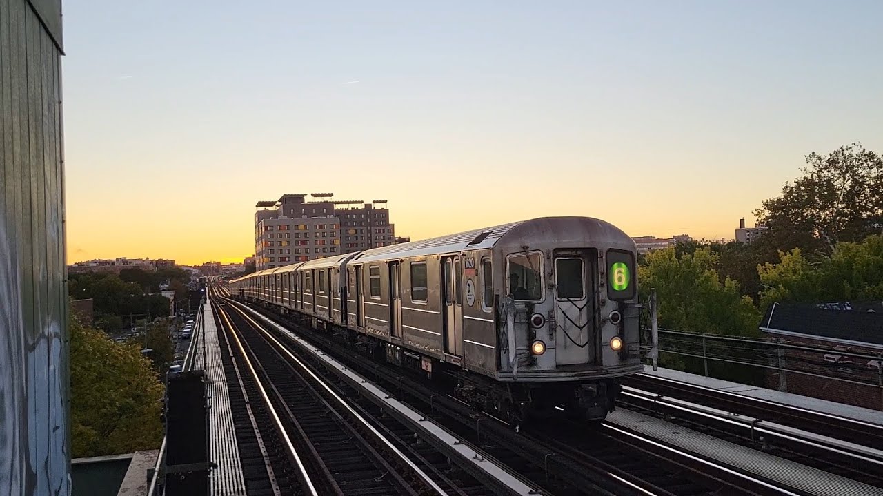 MTA New York City Subway: Pelham Bay Park Bound R62 6 Express Train ...