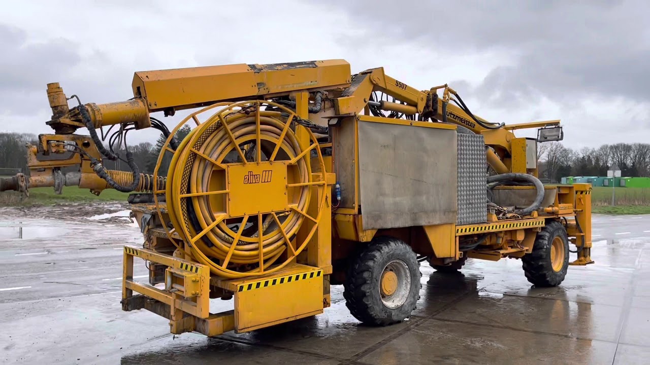 Aliva AL500 concrete sprayer (Refnr. BM3770) - YouTube