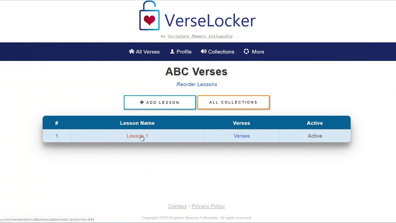 VerseLocker Collections Manager - YouTube