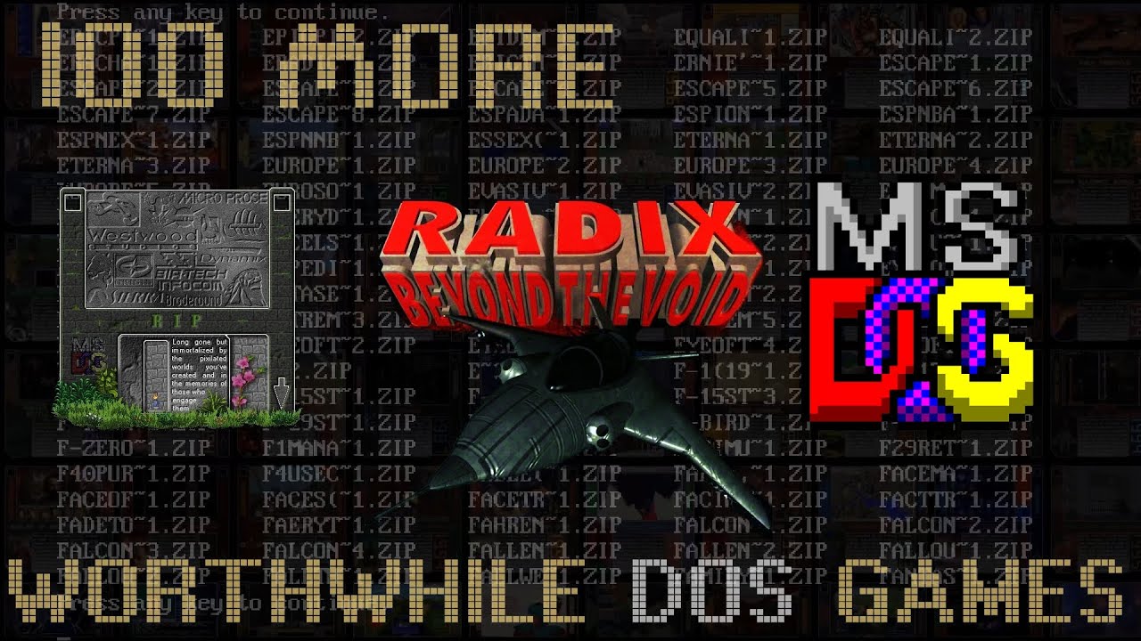 100 More Worthwhile DOS Games #13: Radix: Beyond the Void (1995) - YouTube