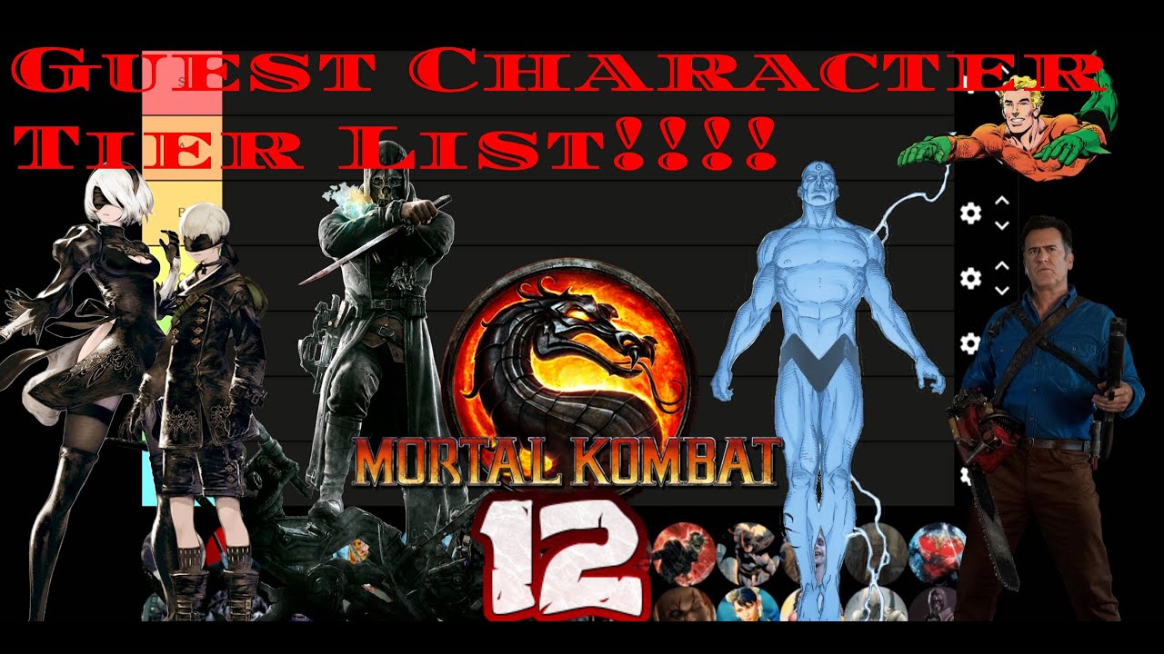 MK 12 Possible Guest Character Tier List!!! (Part one!) 100+ CHARACTERS ...