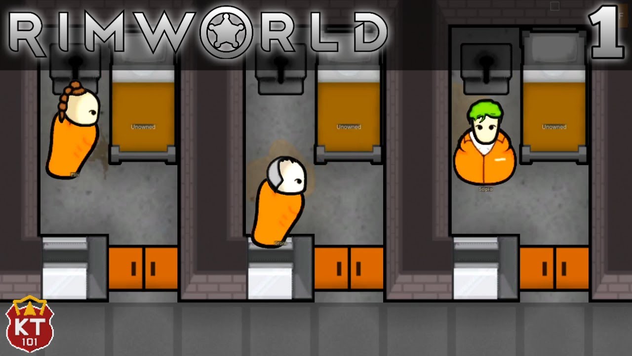 Cells, Mess Halls, and More! | Rimworld EP: 1 - YouTube