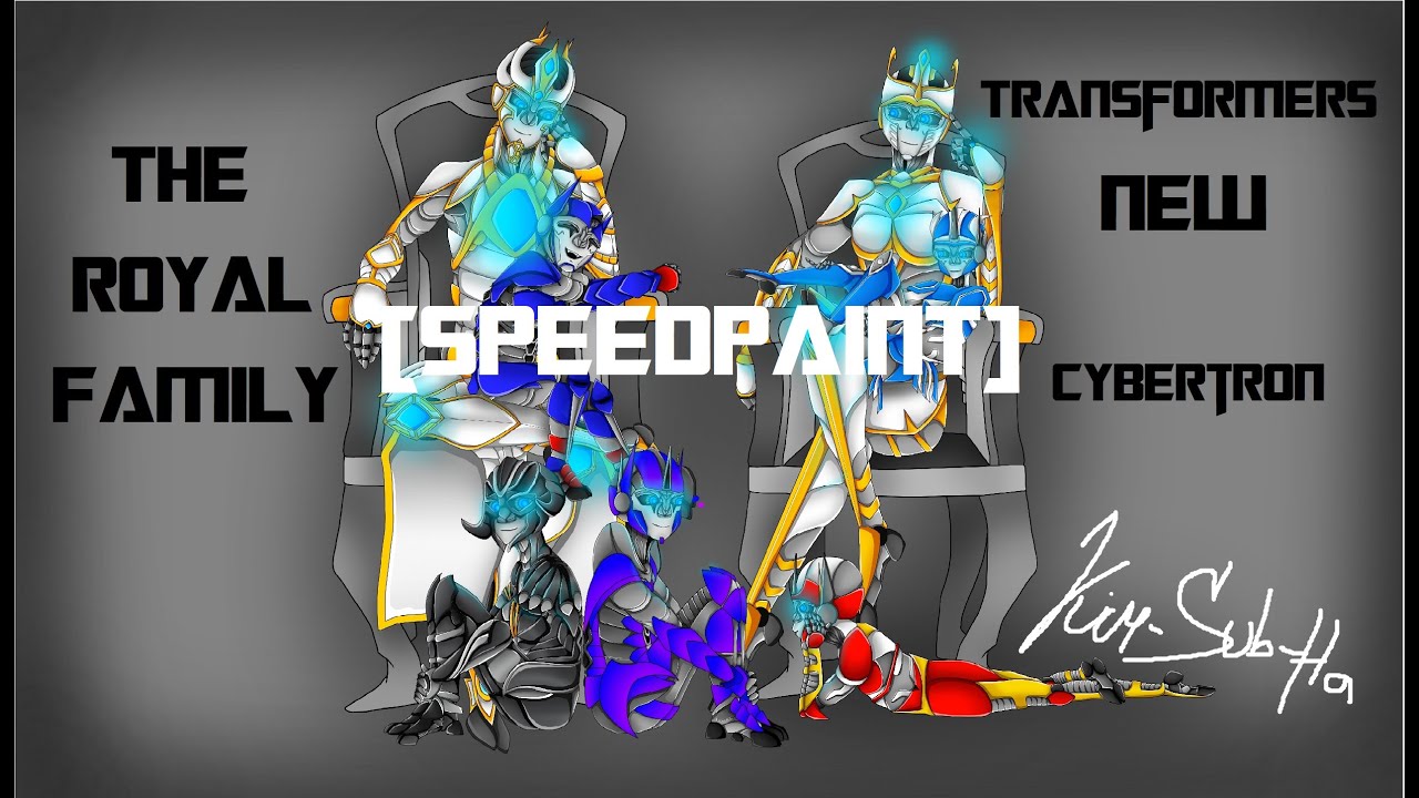 The Royal Family - TF New Cybertron [SPEEDPAINT] - YouTube