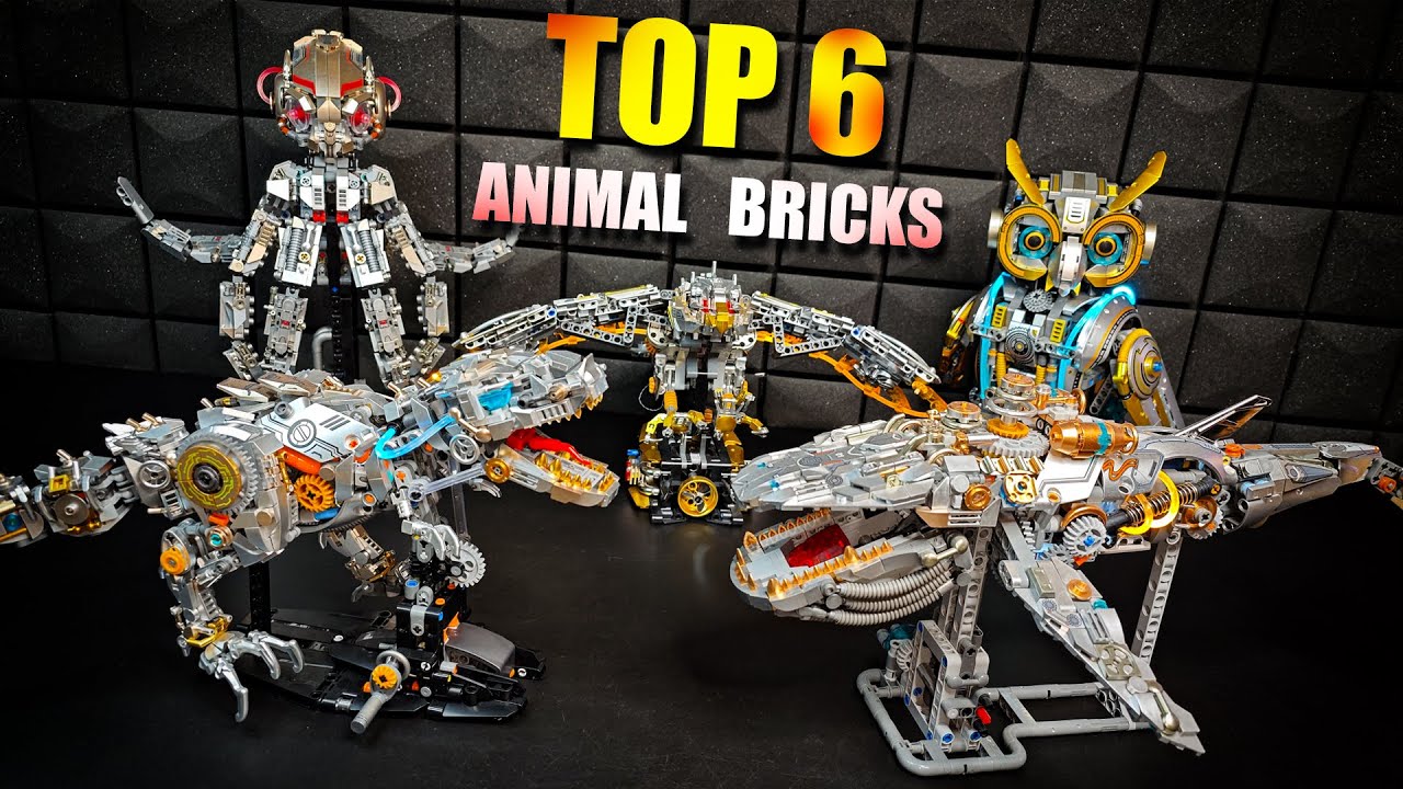 "TOP 6" LEGO Bricks Mechanical Animals - MJI MOC from Aliexpress 2025 ...