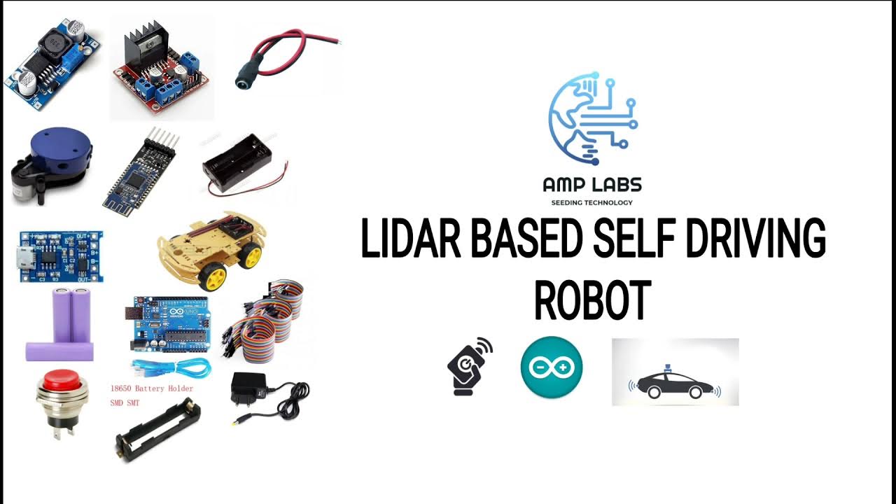 LIDAR BASED SELF DRIVING ROBOT KIT | RS 13999 | ECE PROJECTS | MANUAL ...
