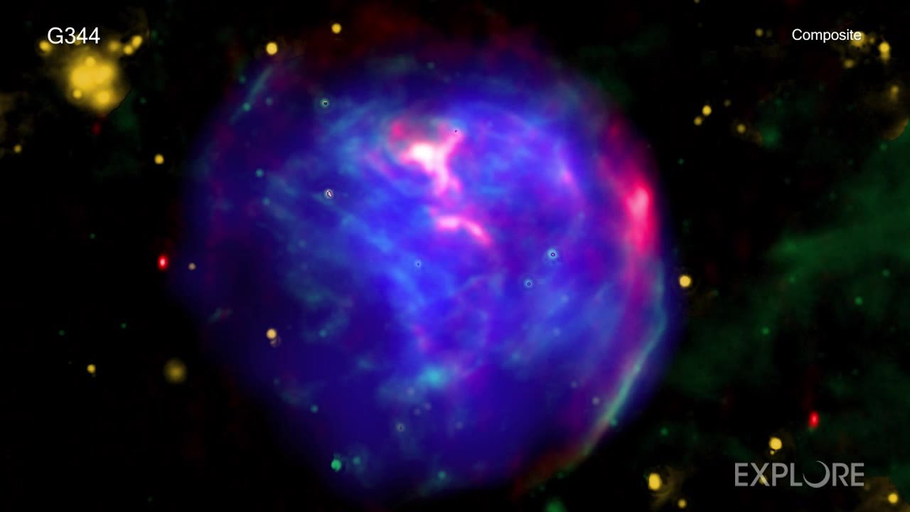 Reverse shockwave studied with stunning supernova imagery - YouTube