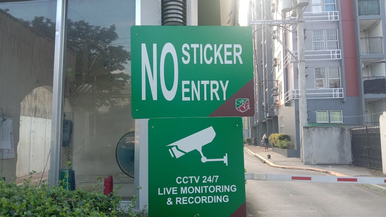 NO STICKER NO ENTRY Trabaho lng po (BUHAY/GUWARDIYA ) - YouTube