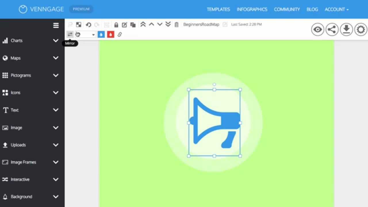 How To Edit Icons (Mirror, Color, Resize, & Rotate) - YouTube