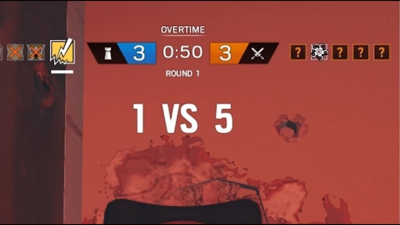 1v5 In Overtime - Rainbow Six Siege - YouTube
