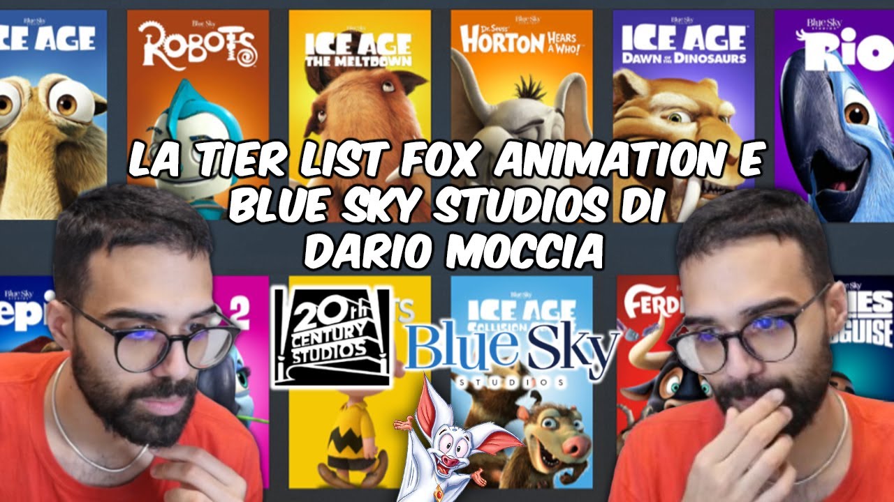 La Tier List Film Fox Animation e Blue Sky Studios di Dario Moccia ...