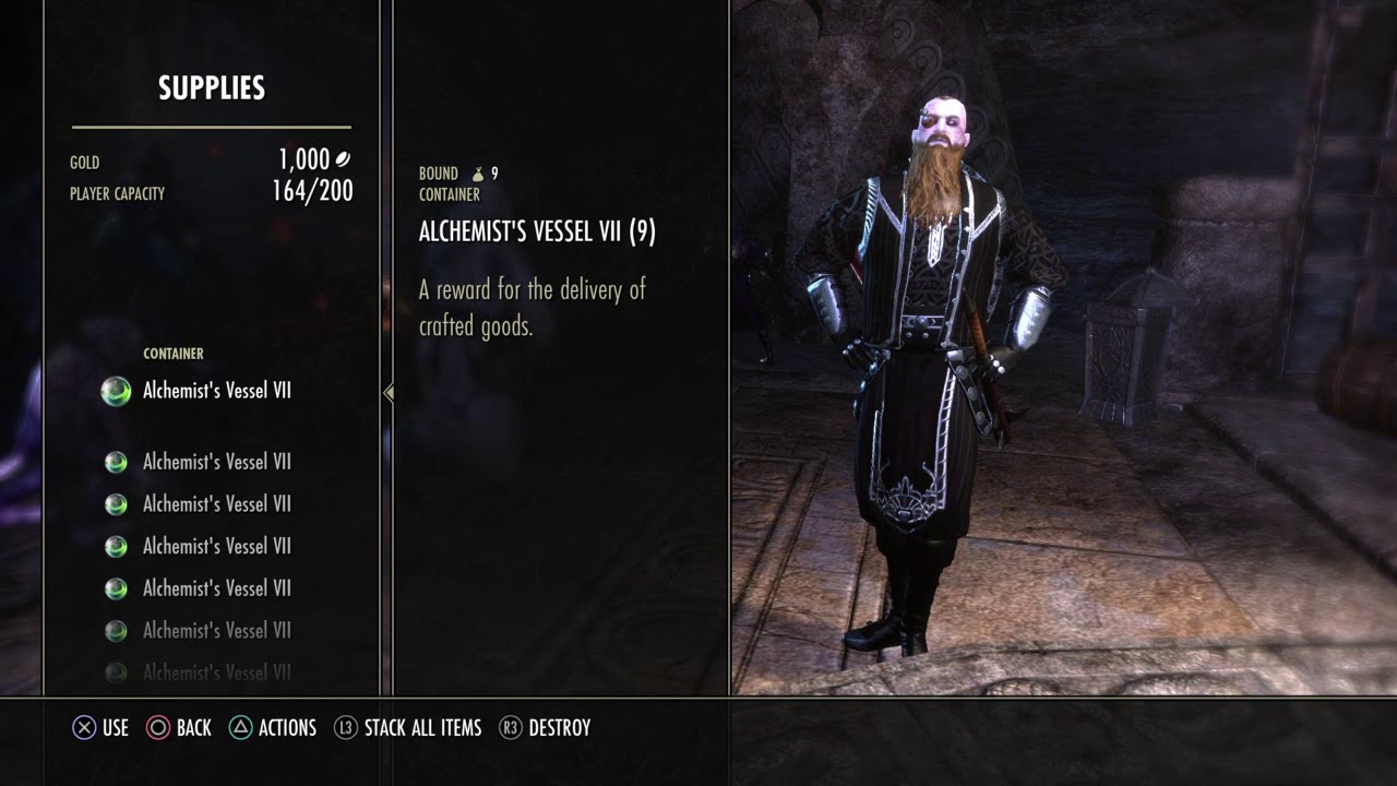ESO RNG: 13 Alchemy vessels, 4 gold writs - YouTube