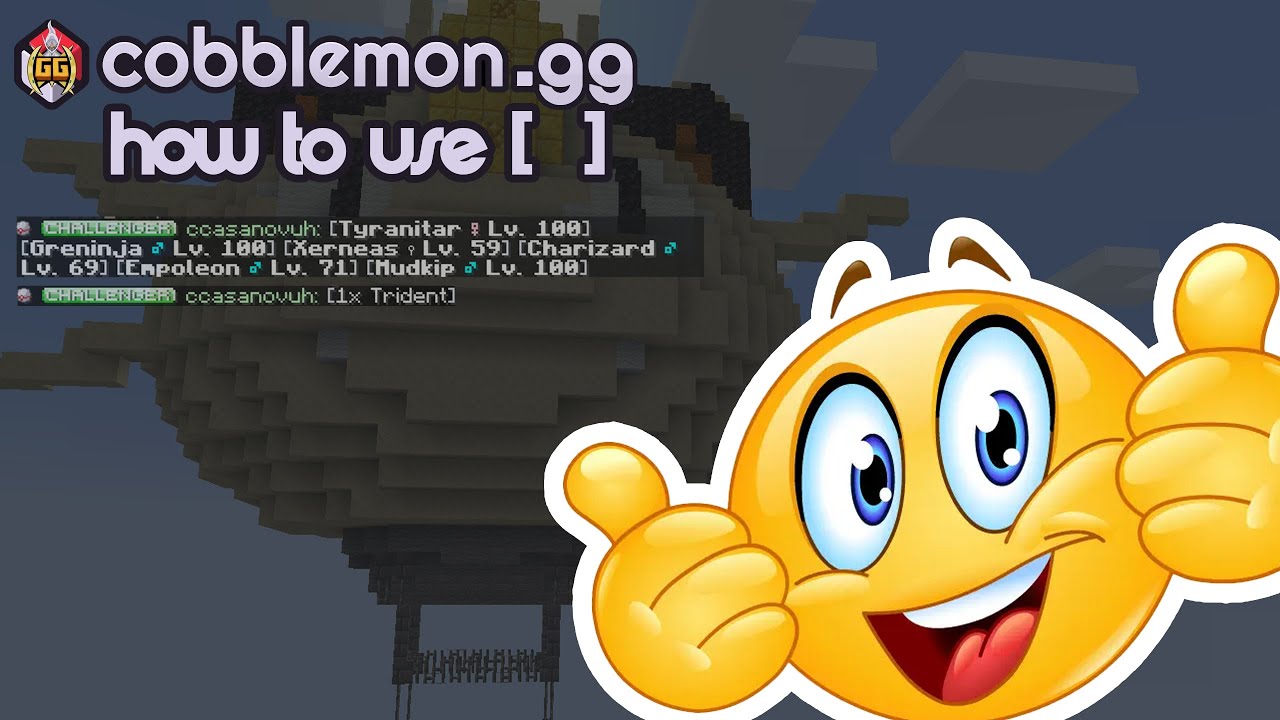 How to show Pokémon + Items in chat - cobblemon.gg - YouTube