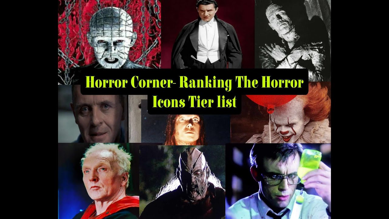 Horror Corner - Ranking The Horror Icons Tier List - YouTube
