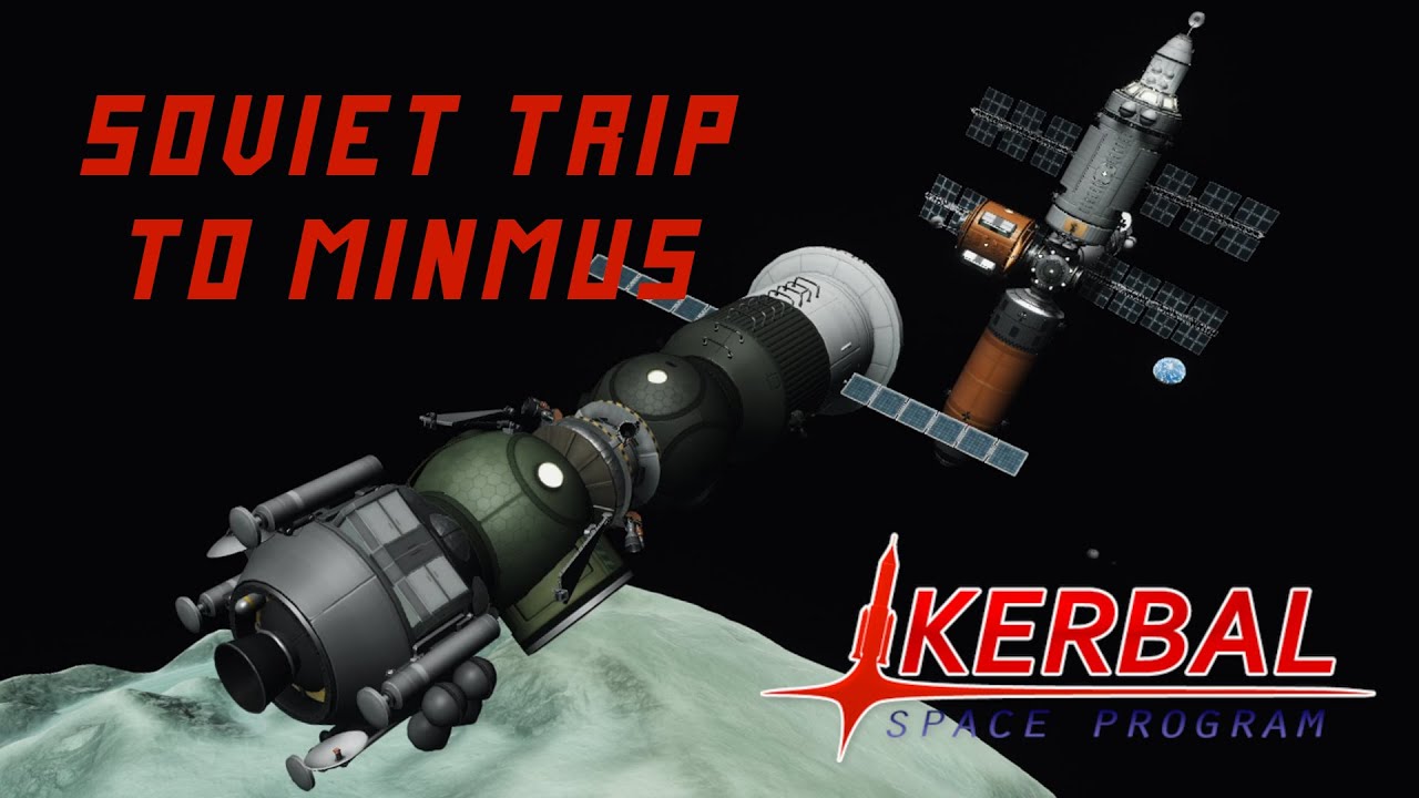 Soviet trip to Minmus - Kerbal Space Program - YouTube