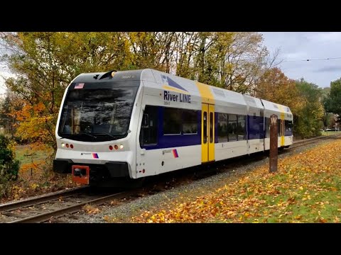 NJT River LINE Beverly/Edgewater Station - YouTube