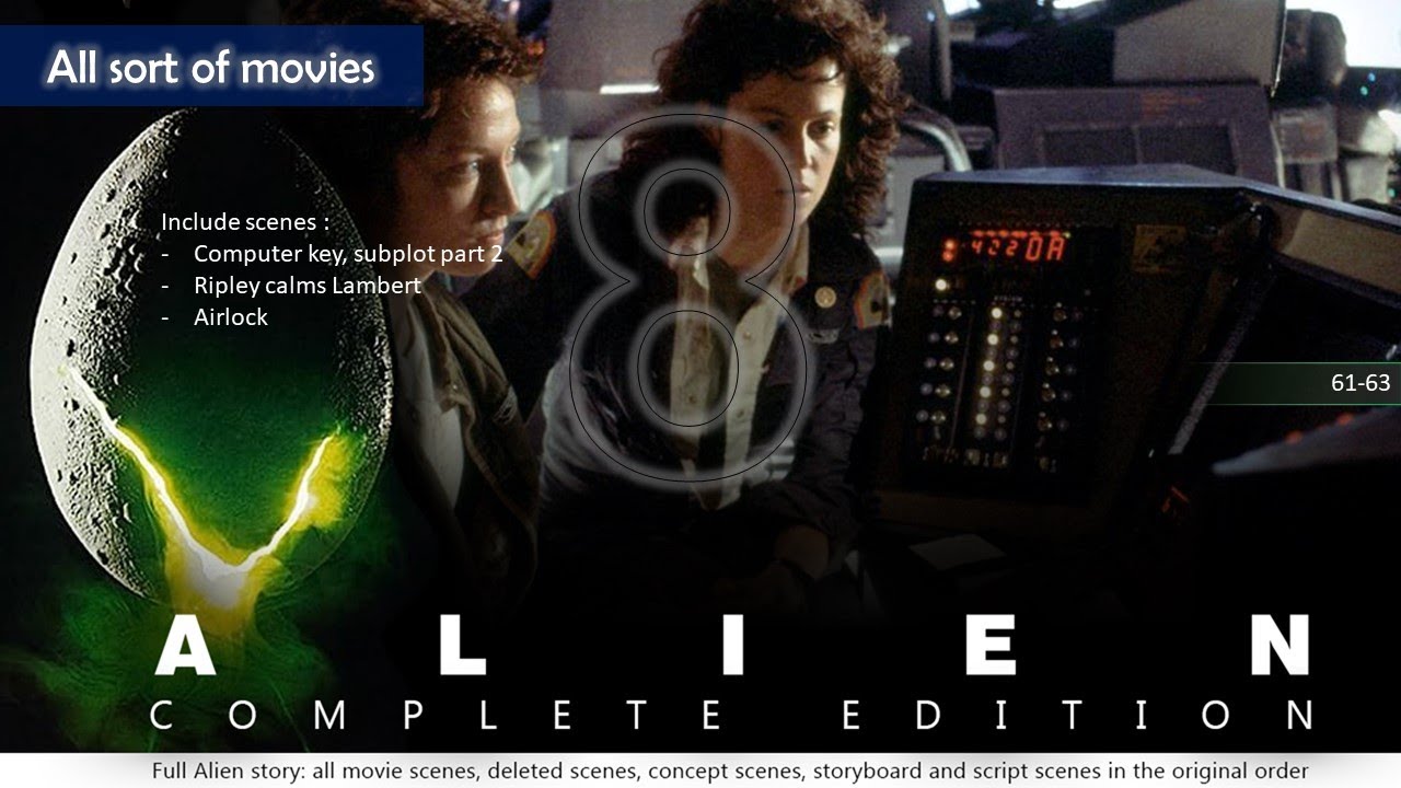 Alien (1979) CE8: Ripley calms Lambert, Airlock,.. - YouTube