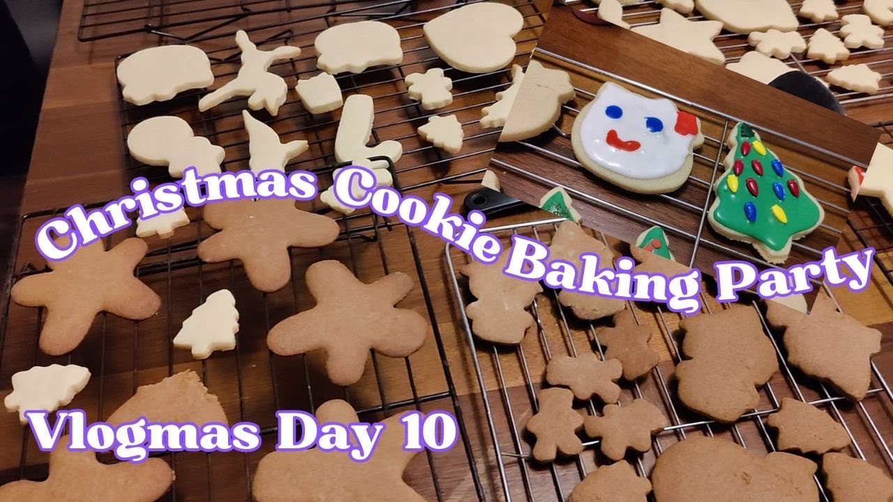 Baking Christmas Cookies with Friends | Vlogmas Day 10 - YouTube