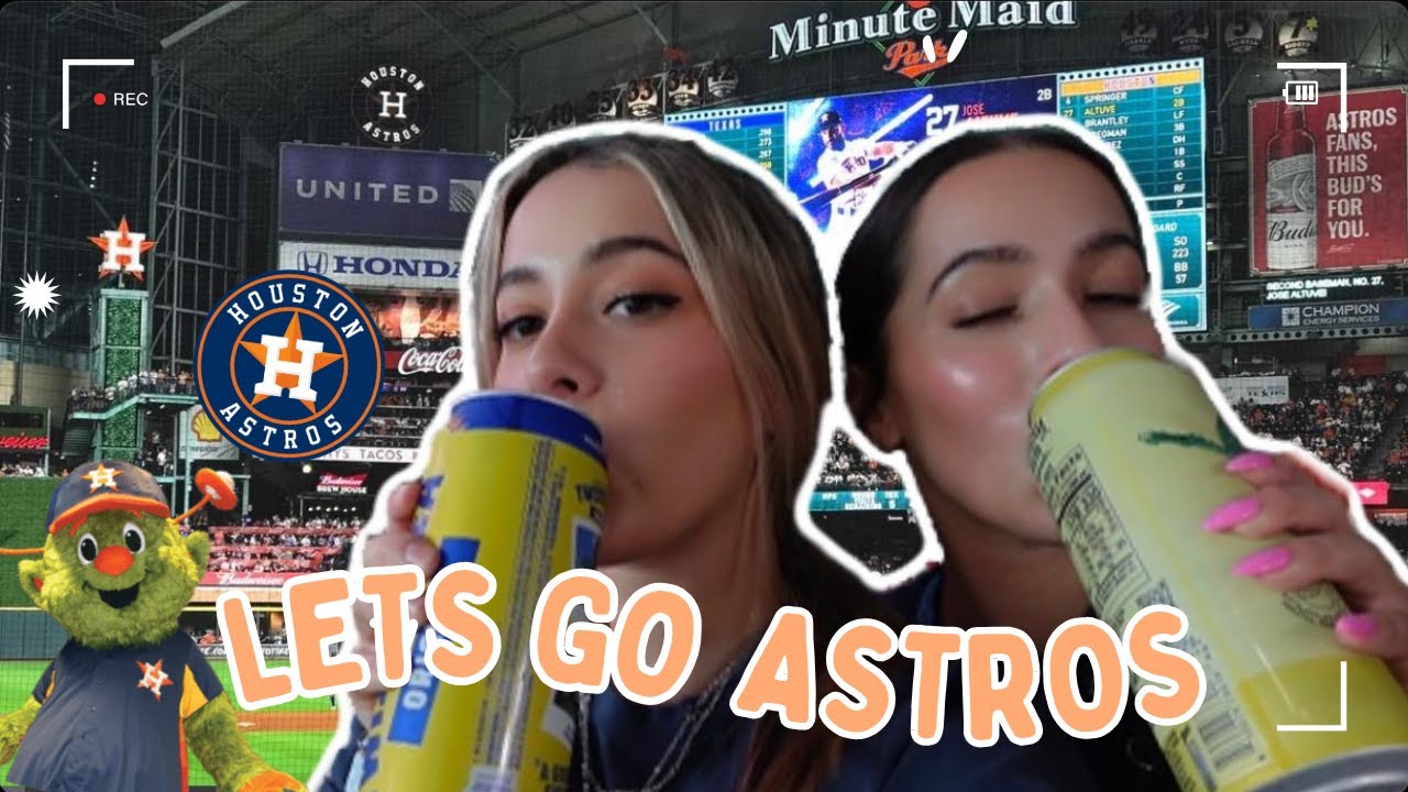 I Went to a Baseball Game VLOG (GO ASTROS) - YouTube
