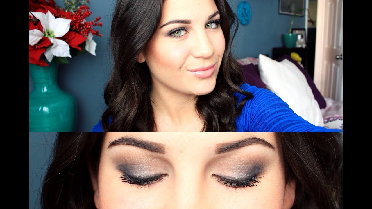 Wearable Blue & Grey Eyeshadow! - YouTube