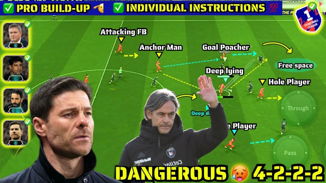 OP 4-2-2-2 🫡🔥 Quick Counter Best Formation In eFootball 2025 V4.4.0 🥵 ...