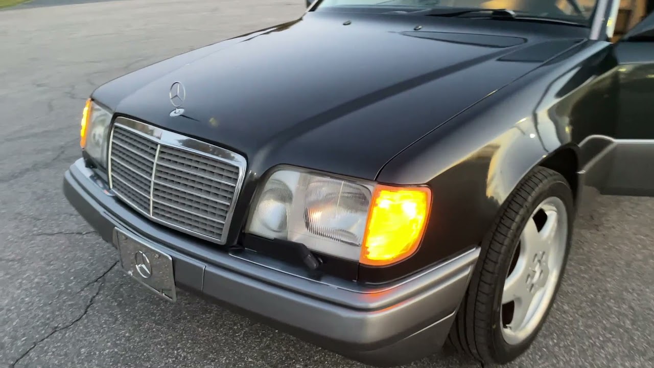 1995 w124 Mercedes E420, Engine running, and revs. - YouTube