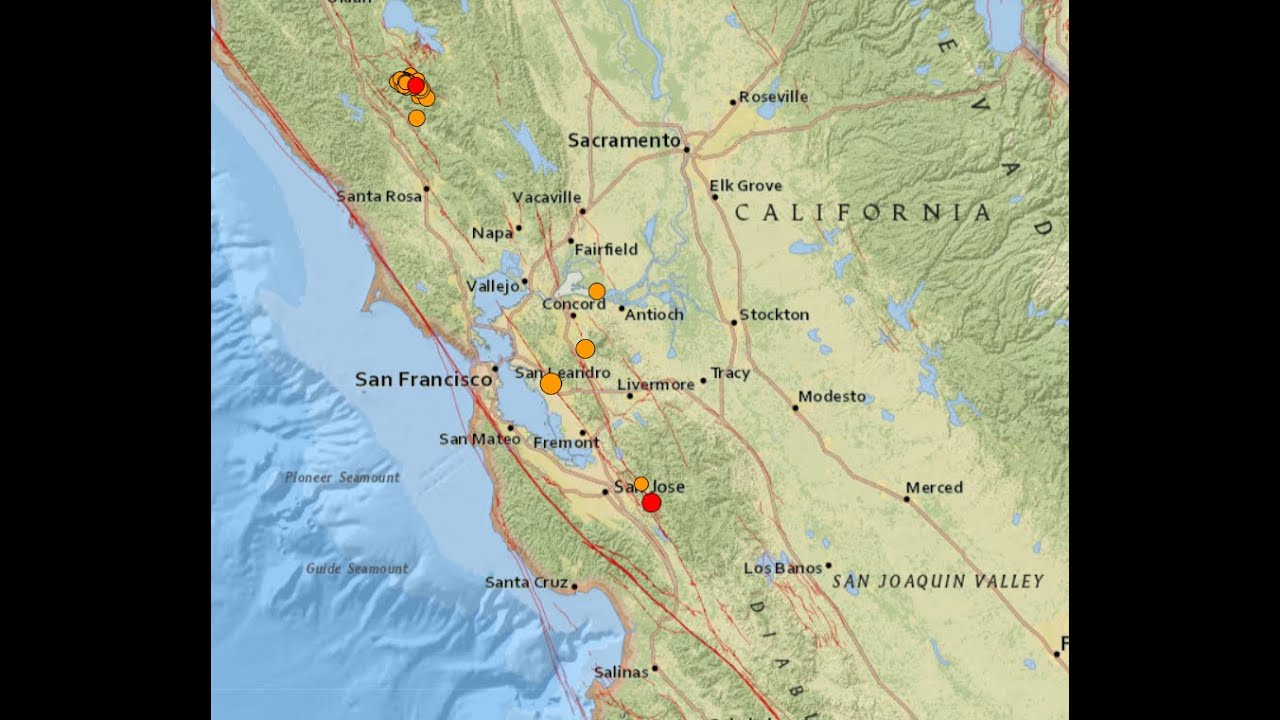 Small uptick in earthquakes around the SF Bay area.. Earthquake update ...