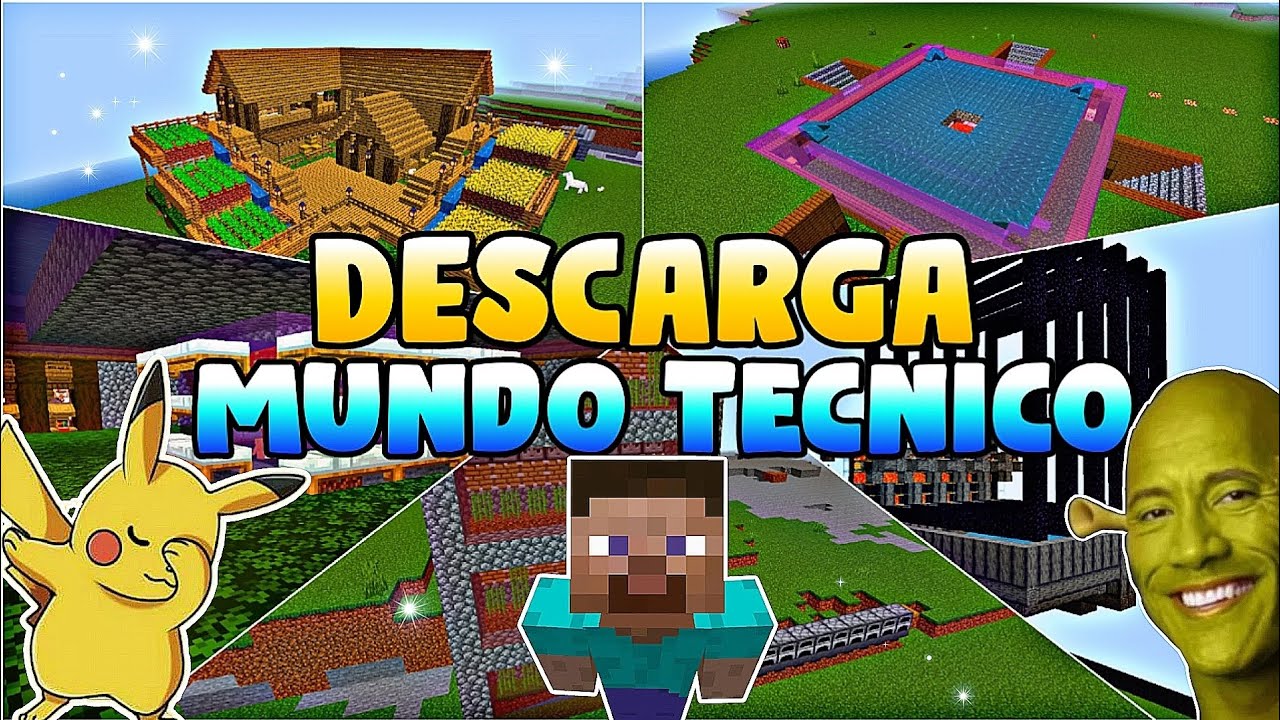 🔥 DESCARGA este INCREÍBLE MUNDO TECNICO PARA Minecraft 1.20🔥 - YouTube