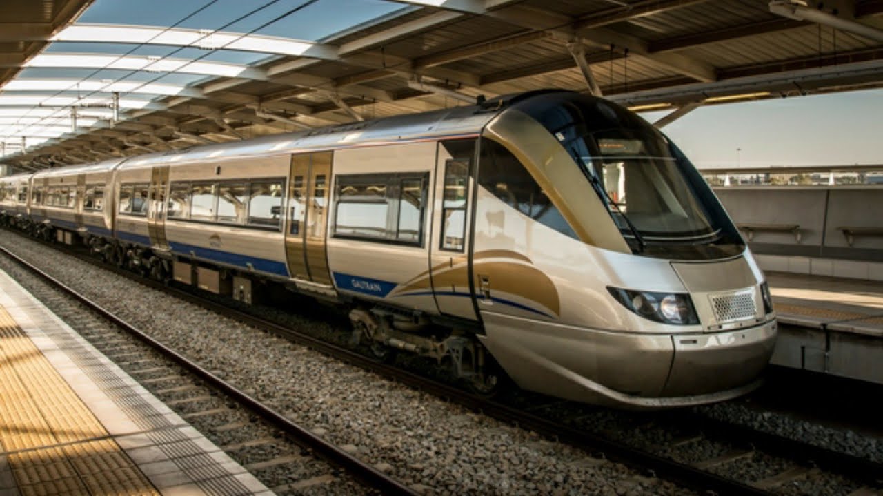 Inside the Gautrain south african fast train - YouTube