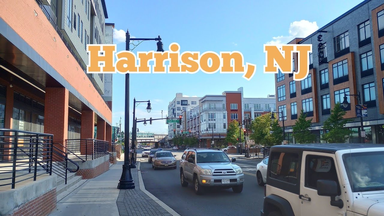 Walk tour in Harrison, New Jersey, USA | PATH Station to some of the ...