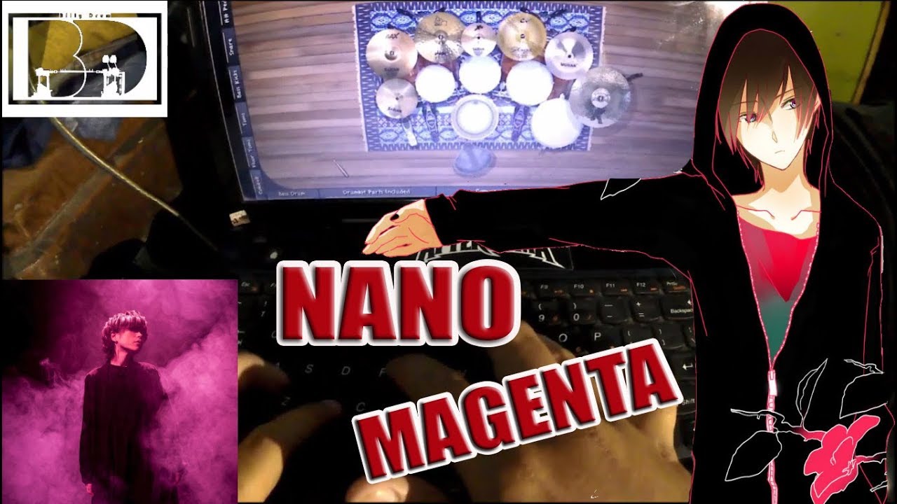 Nano-Magenta Drum Virtual Cover - YouTube